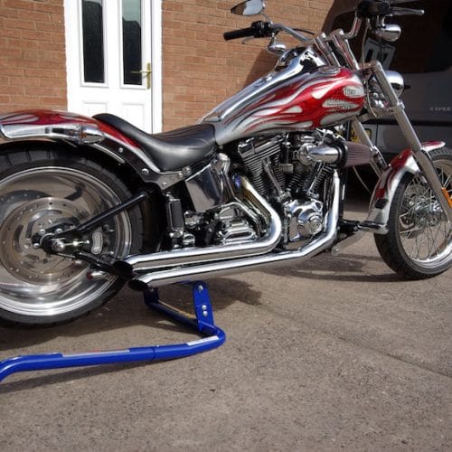 StrongArm - Motorcycle Lift Jack | Big Blue Motorcycle lift
